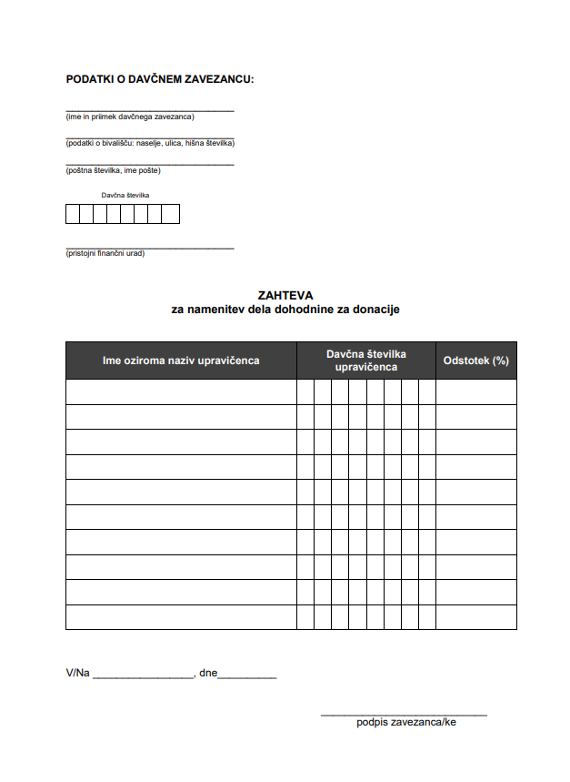 Namenite 1% dohodnine za Slovensko združenje domoljubnih novinarjev in ...